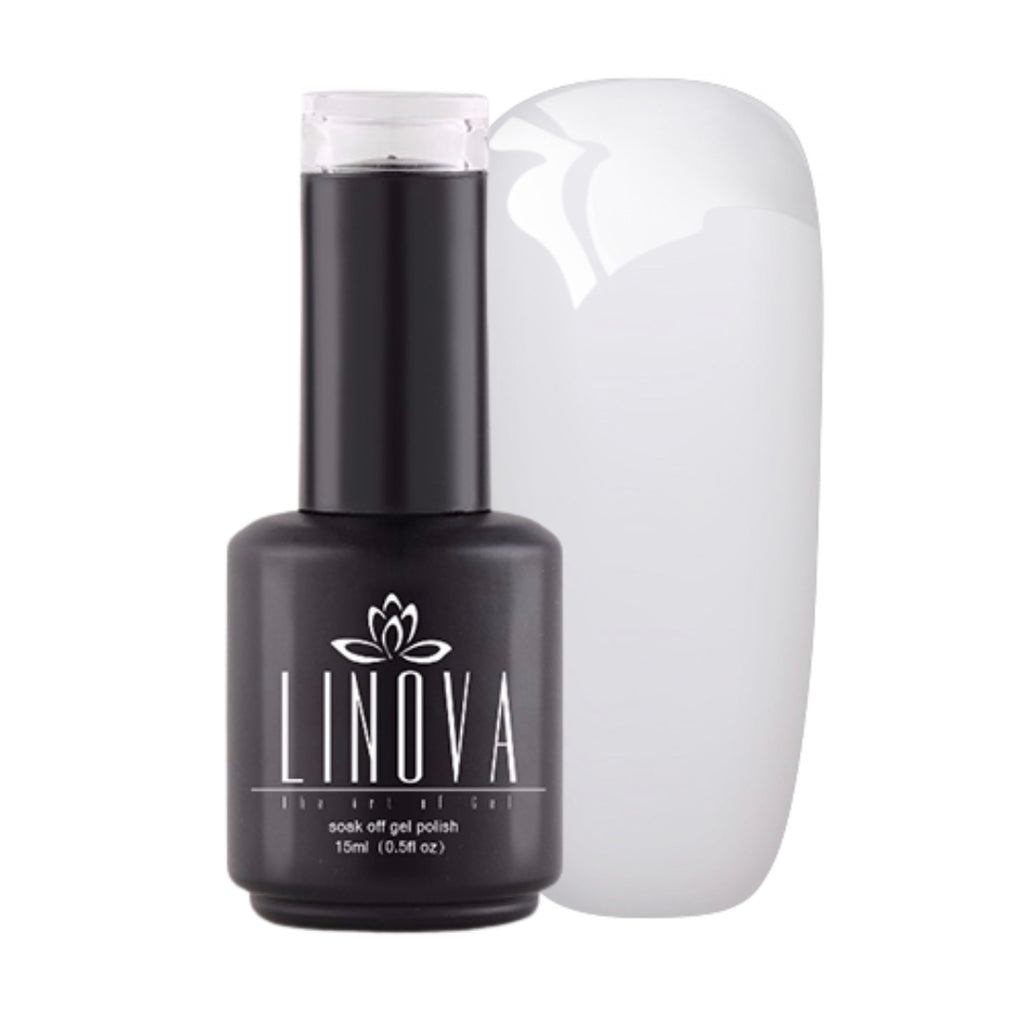 Milky White Base Coat | Soft White Gel | Linova
